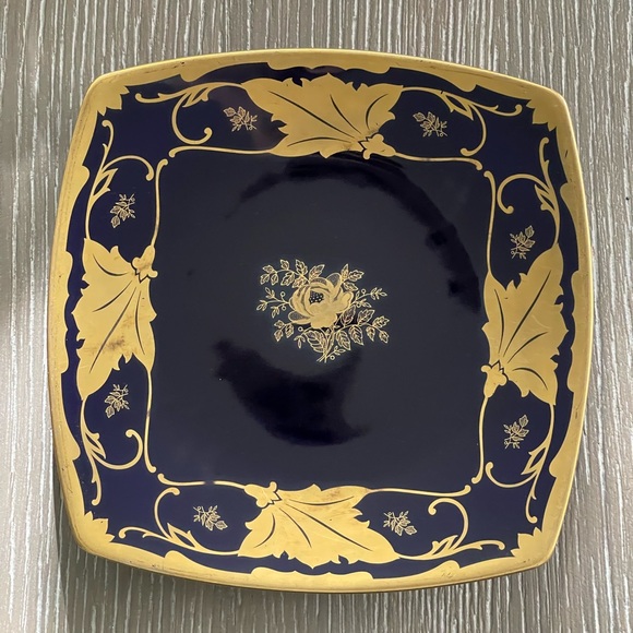 Weimar Porzellan | Dining | Weimar Porzellan Echt Kobalt Dessert Plates ...